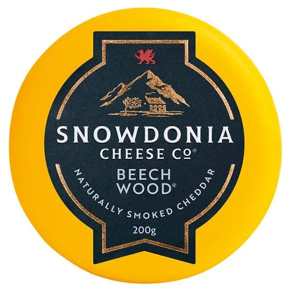 SNOWDONIA SMOKED CHEDDAR BEECHWOOD 200G – The Cheese and Wine Shop of ...